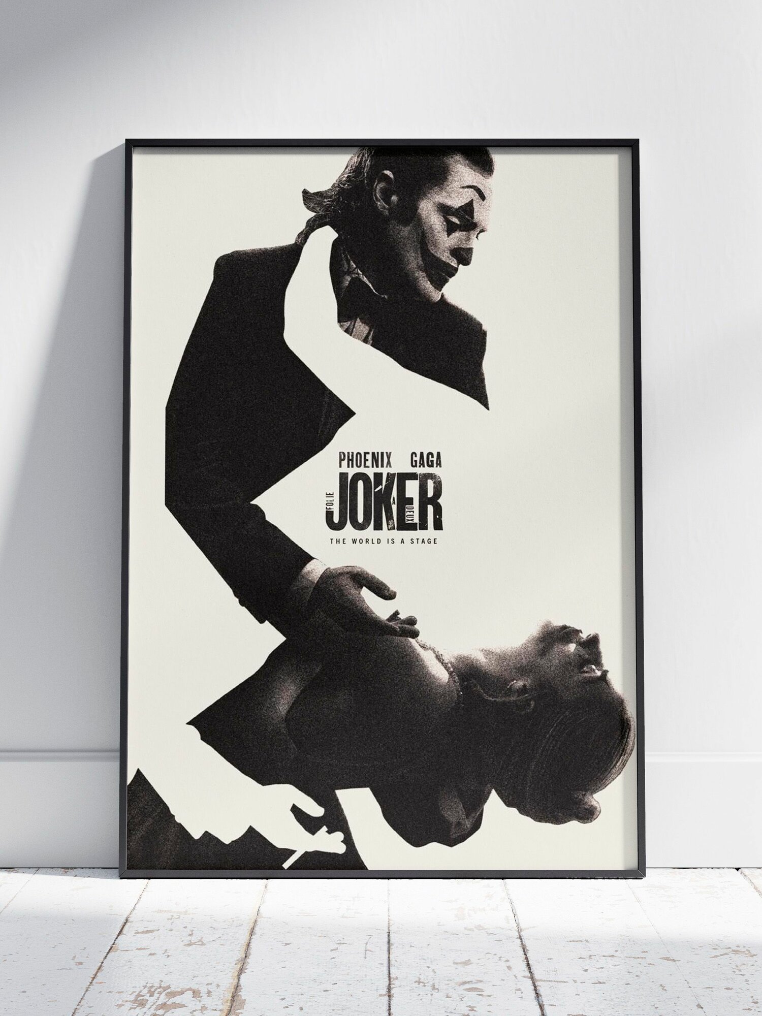 Плакат на стену для интерьера Joker 2019 (Джокер - безумие на двоих 5) - Постер по фильму и кино формата A4 (21x30 см)