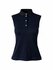 Топ Gran Sasso Button contrast-collar polo top, размер 44, blue