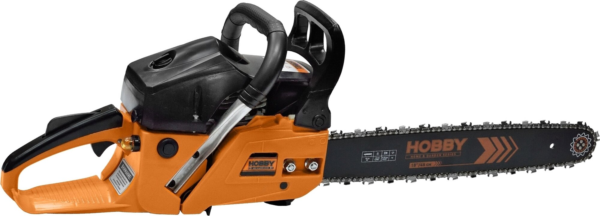 Бензопила Carver Hobby HSG 152-18, 2.6 л. с шина 45 см Длинна шины - 45