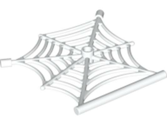 Деталь Lego 90981 Spider Web Flat with Hollow Stud, Bar Ends, and Bar