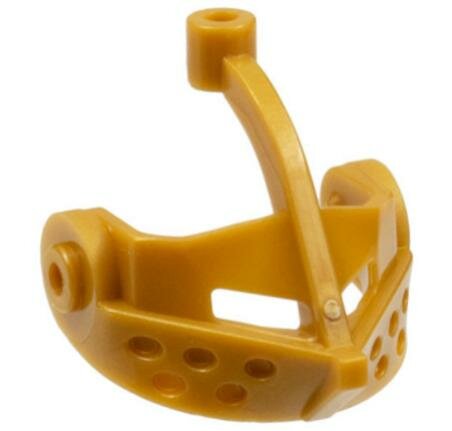 Деталь Lego x126 Minifigure, Visor Pointed