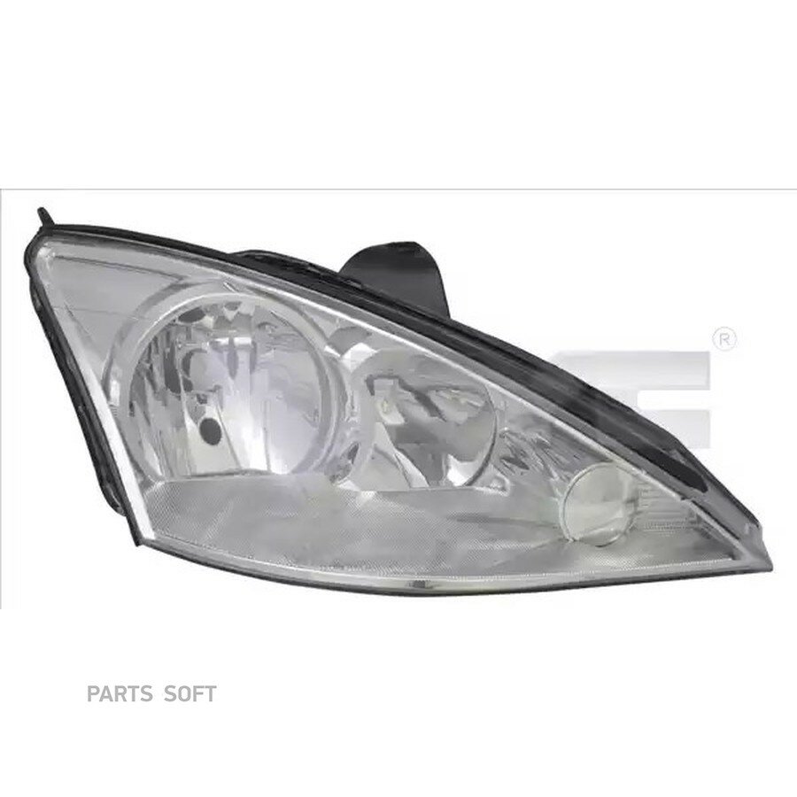Reflektor P H1H7, elektryczny, kolor wkadu: srebrny, kolor kierunkowskazu: srebrny FORD FOCUS 10 от официального дистрибьютора, TYC, артикул 206347352