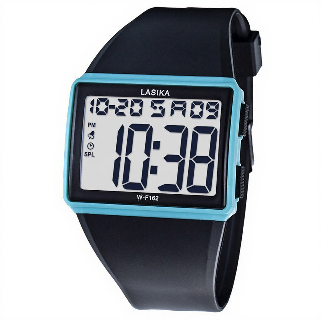 Электронные часы LASIKA 162, многофункциональные квадратные водонепроницаемые часы, детские водонепроницаемые часы.