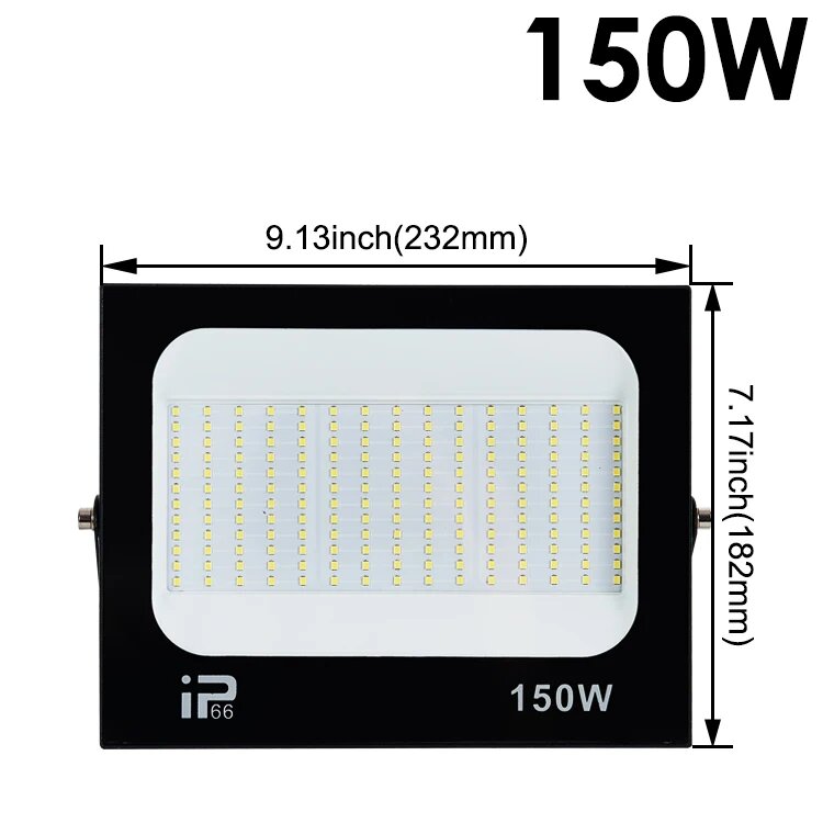 Водонепроницаемый светодиодный прожектор 100W-200W для наружного освещения