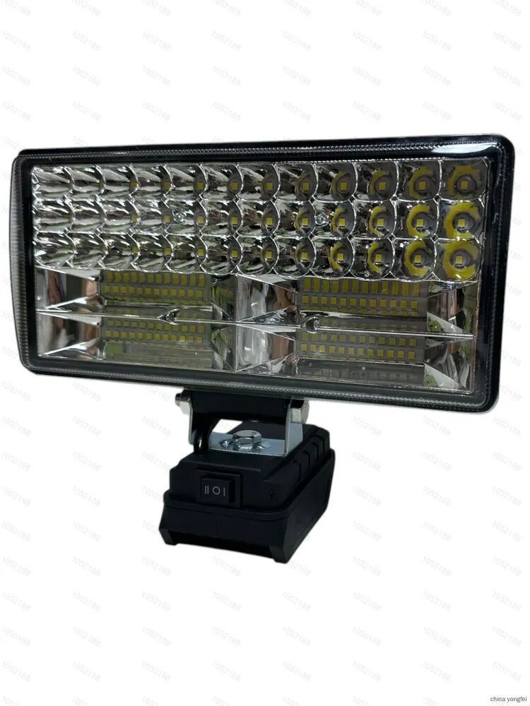 Фонарь-прожектор аккумуляторный Feng Bao 21V 8" 2 USB порта для строительства, активного отдыха, охоты, рыбалки — фото 1