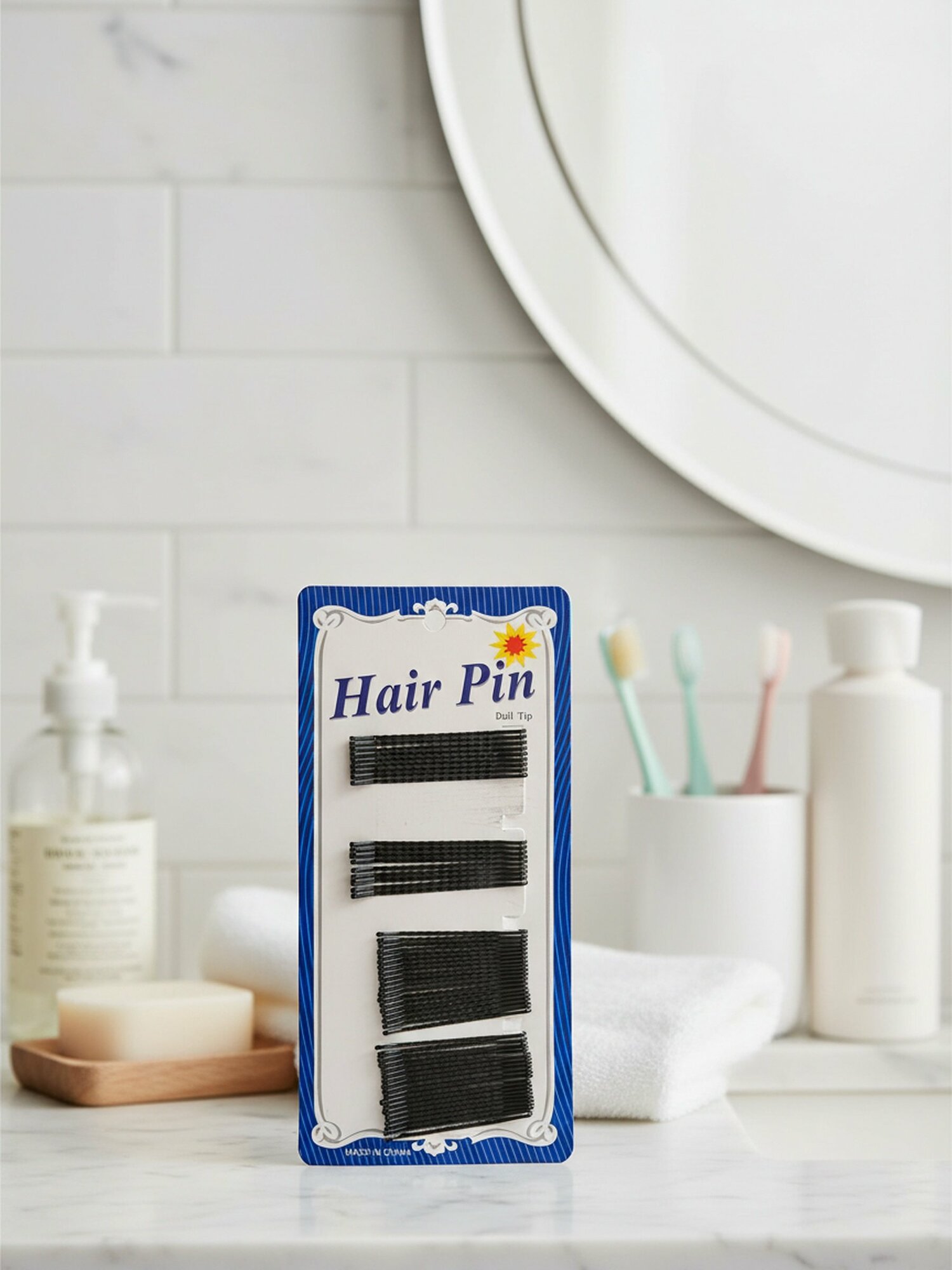 Набор невидимок для волос металлические 54 штуки (36+18) аксессуары для причесок и укладки артикул A110087