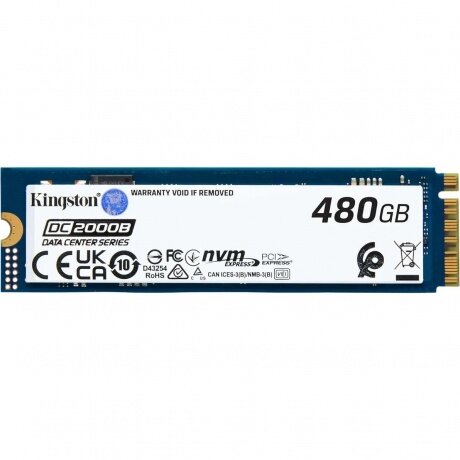 Накопитель Kingston Enterprise SSD 480GB DC2000B M.2 2280 (SEDC2000BM8/480G)
