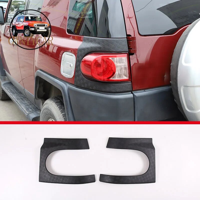Для Toyota FJ Cruiser 2007-2021, Style C, ABS, черная отделка