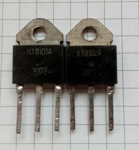 КТ8101А+КТ8102А подобранные пары для унч
