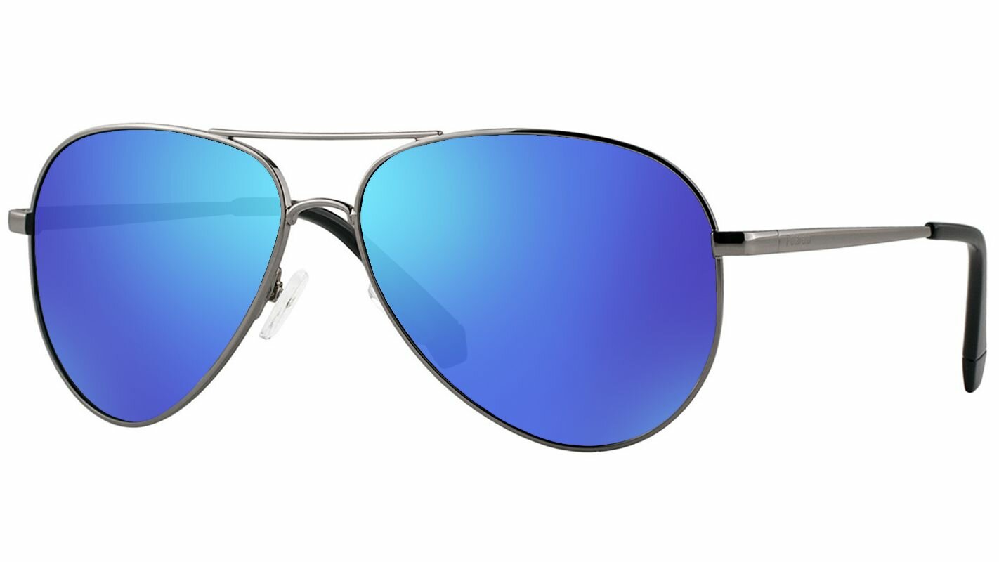 Polaroid 6012/N/NEW 6LB WJ Custom Kit Dark Blue Mirror Polarized солнцезащитные очки