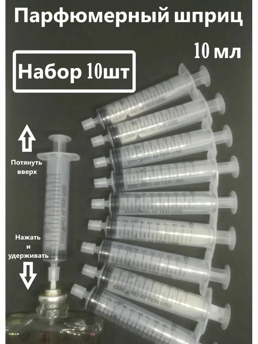 Парфюмерный шприц для духов 10мл 10шт