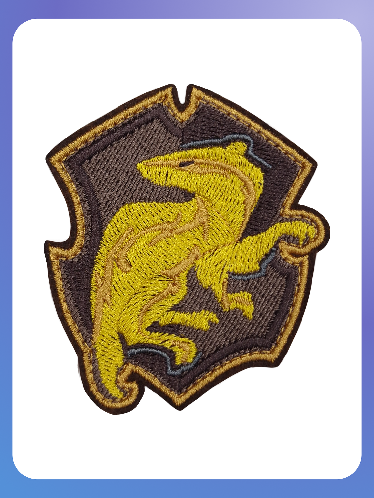Нашивка Хогвартс Пуффендуй (Hogwarts Hufflepuff) на клеевой основе