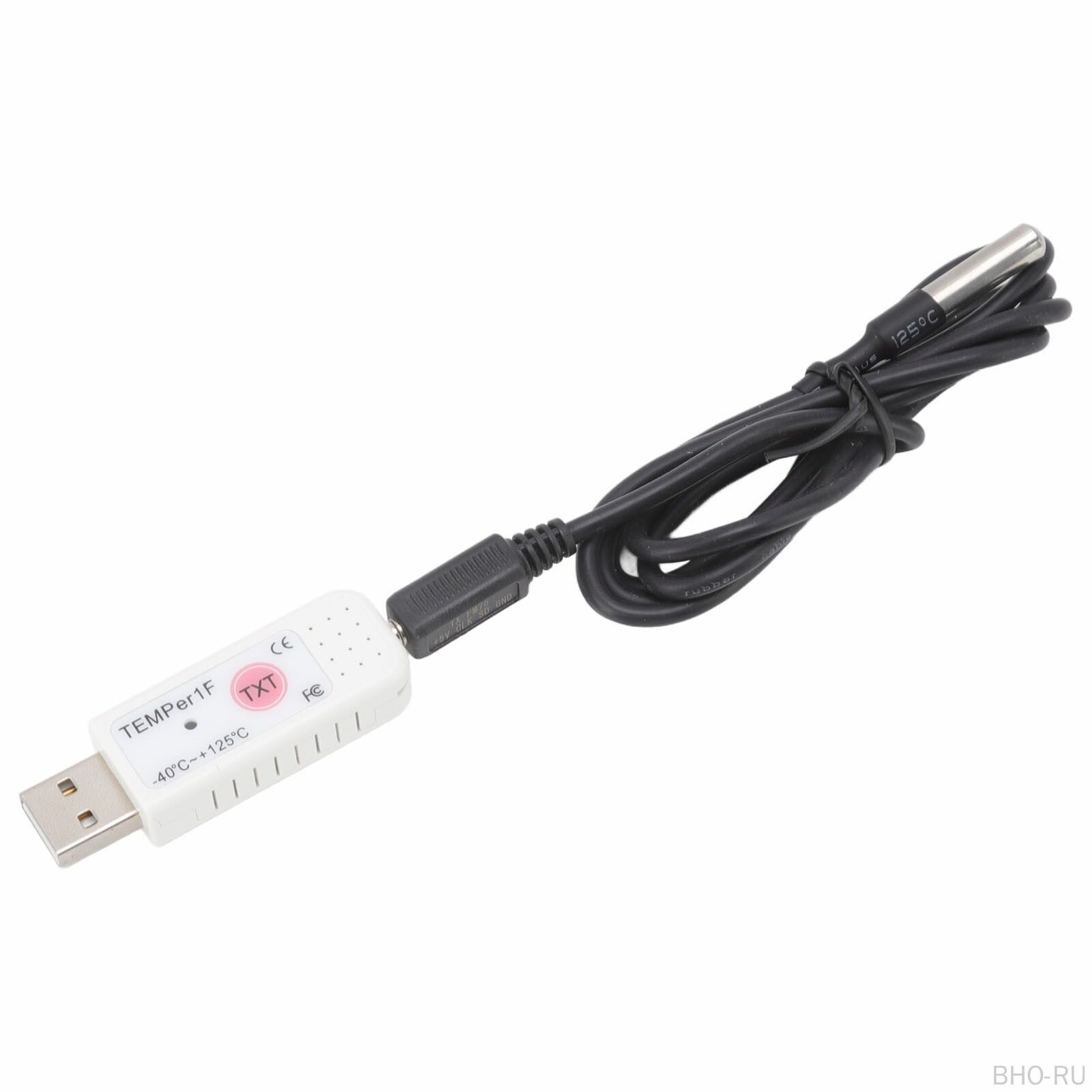 Датчик температуры USB для компьютера с логированием данных и сигнализацией, предназначенный для мониторинга помещений, наружных пространств,