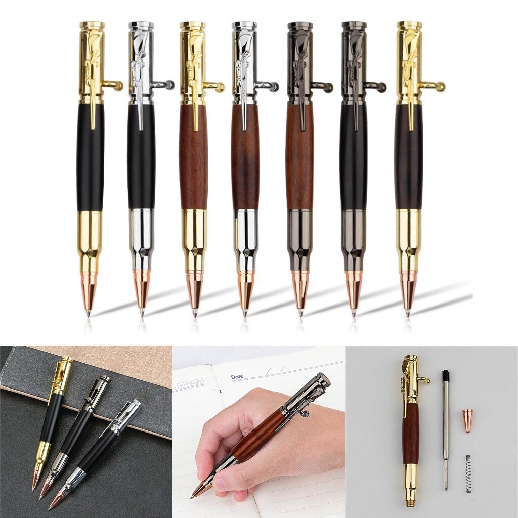 Шариковая ручка Bolt Action Pen Гладкая ручка для письма 1,0 мм Ручка для подписи для студентов