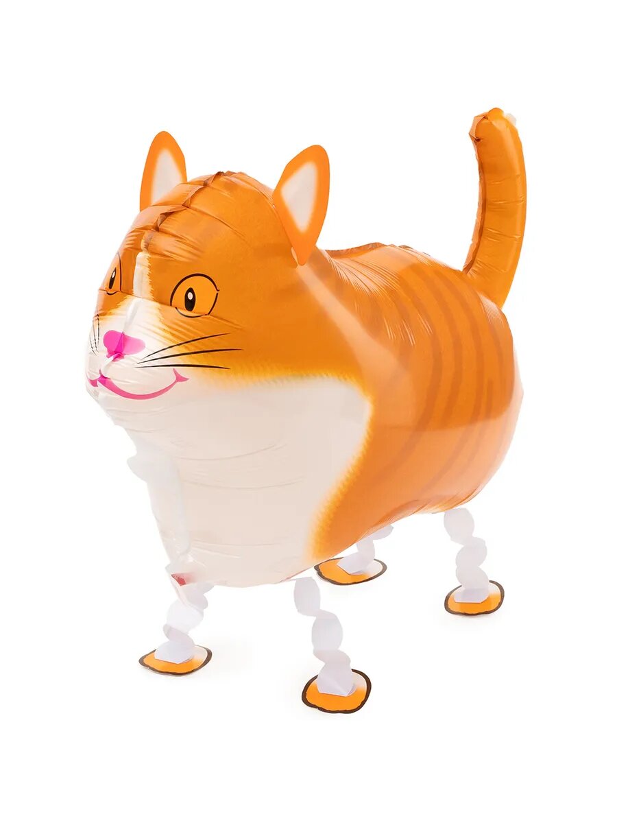 Шар 3D (24'/61 см) Ходячая Фигура, Кот, 1 шт. в уп.