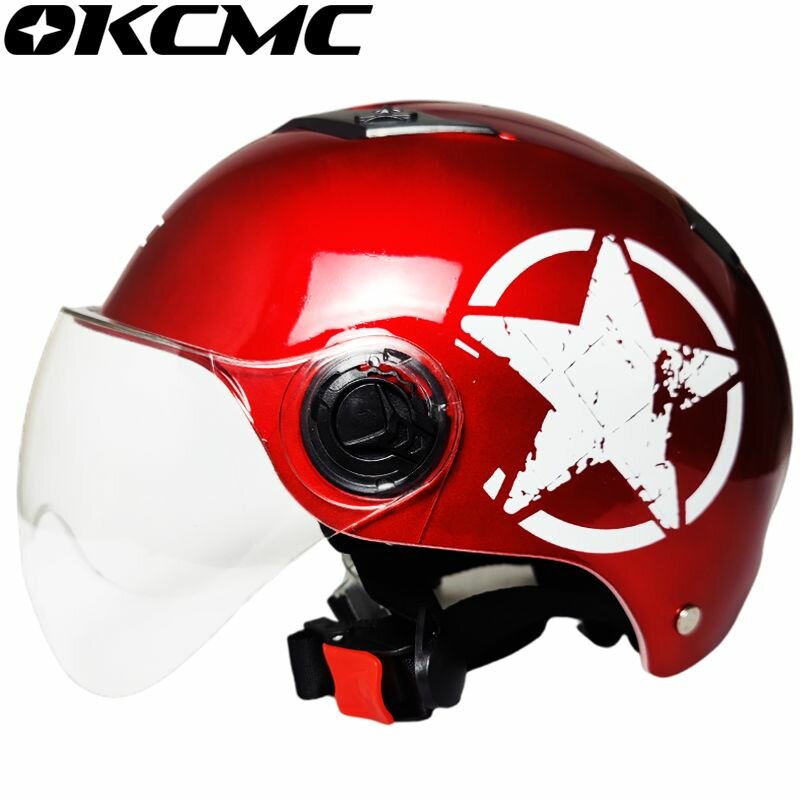 OKCMC Мотошлем, цвет: шоколадный, размер: XL