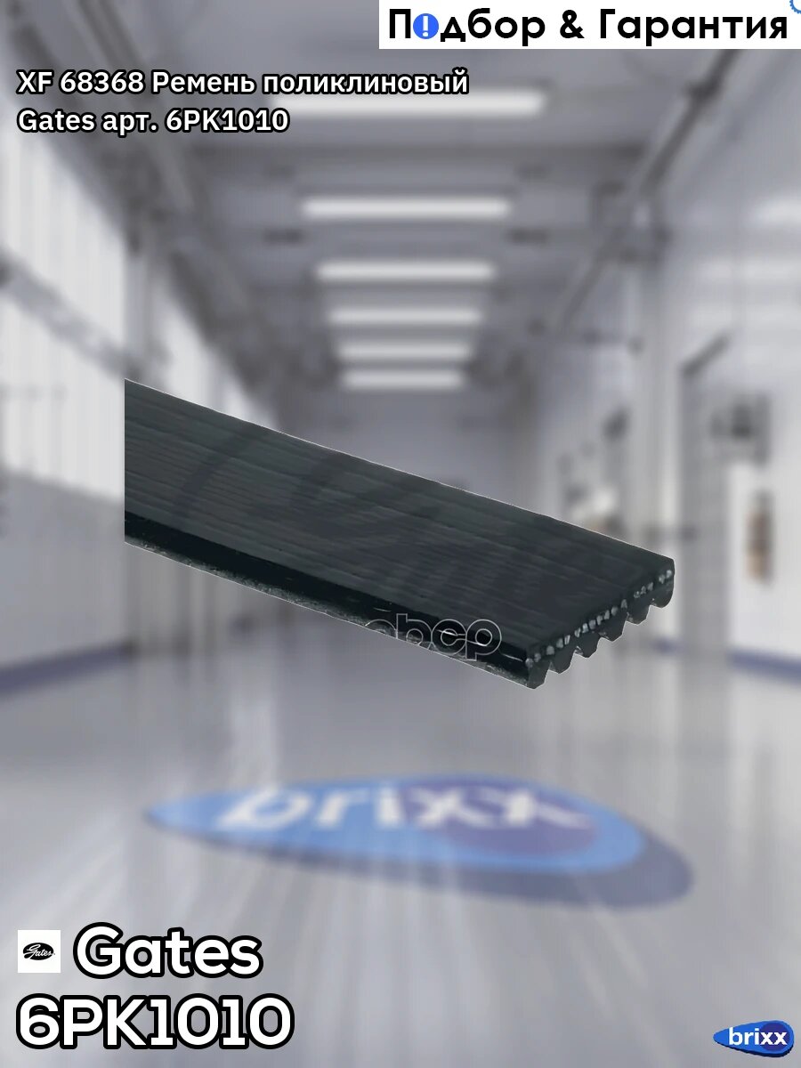Ремень поликлиновой Gates арт. 6PK1010