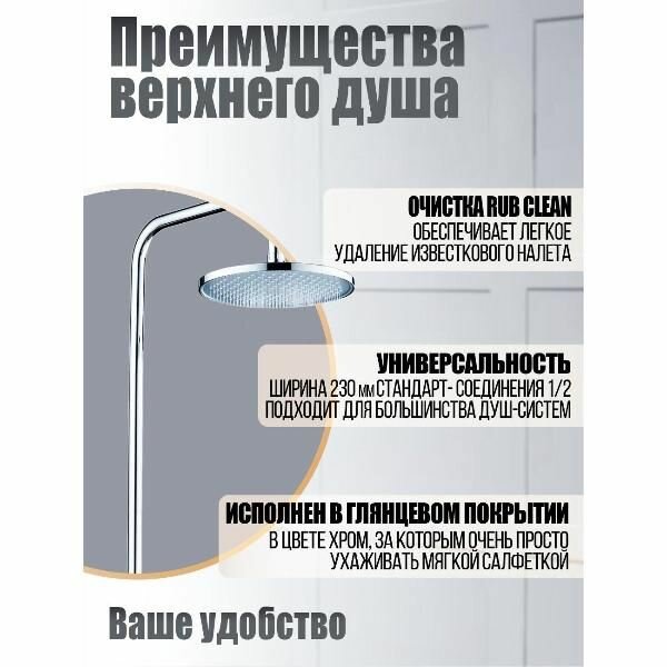 Лейка для душа Orange S13TScr — фото 1