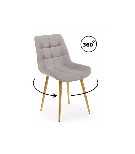 Стул на металлокаркасе Curt 360 К латте / золото 9632497