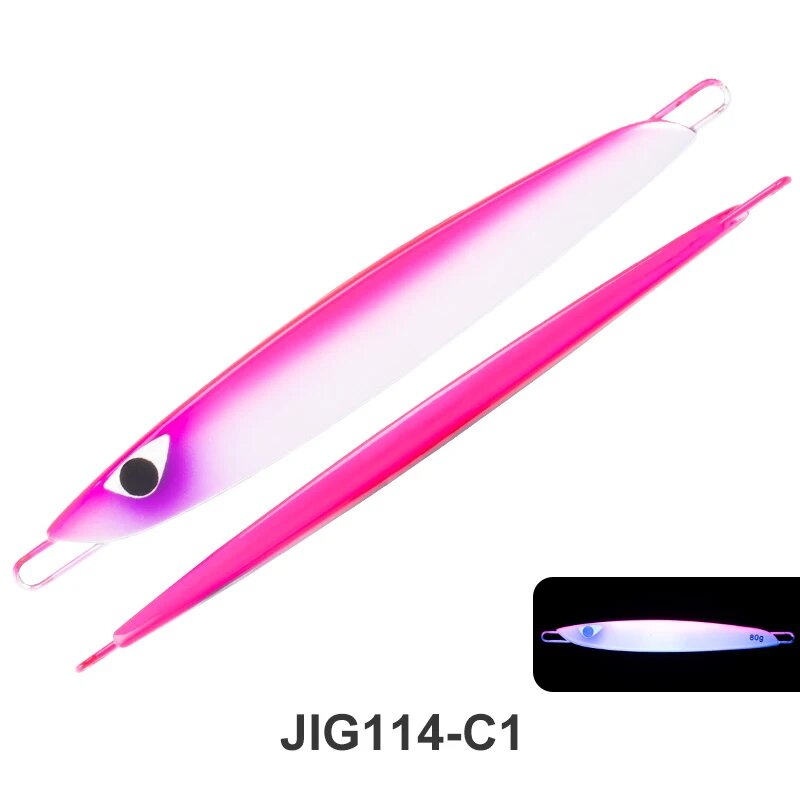 OBSESSION J114 Розовая джиг-приманка 130g JIG114-Glow1