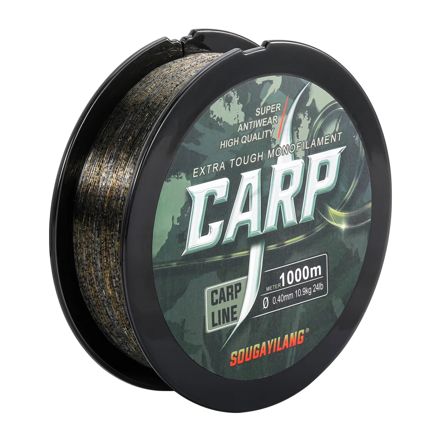 Леска карповая Sougayilang 1000м, 0.40mm, 24lb