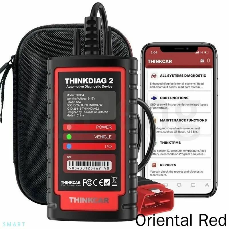 Автосканер ThinkDiag 2 Diagzone Pro Bluetooth — диагностика, кодирование, адаптация, IMMO, 600+ марок, 45 функций