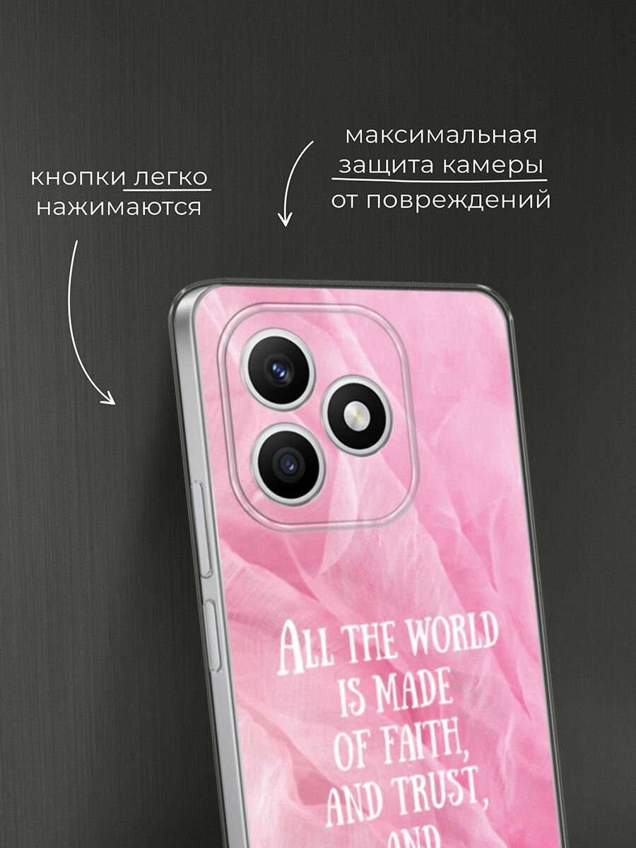Силиконовый чехол на Honor X8d / Хонор X8d с принтом Pixie dust — фото 1
