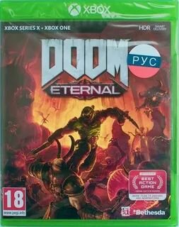 Игра DOOM Eternal, версия для XBOX ONE, диск, русская версия