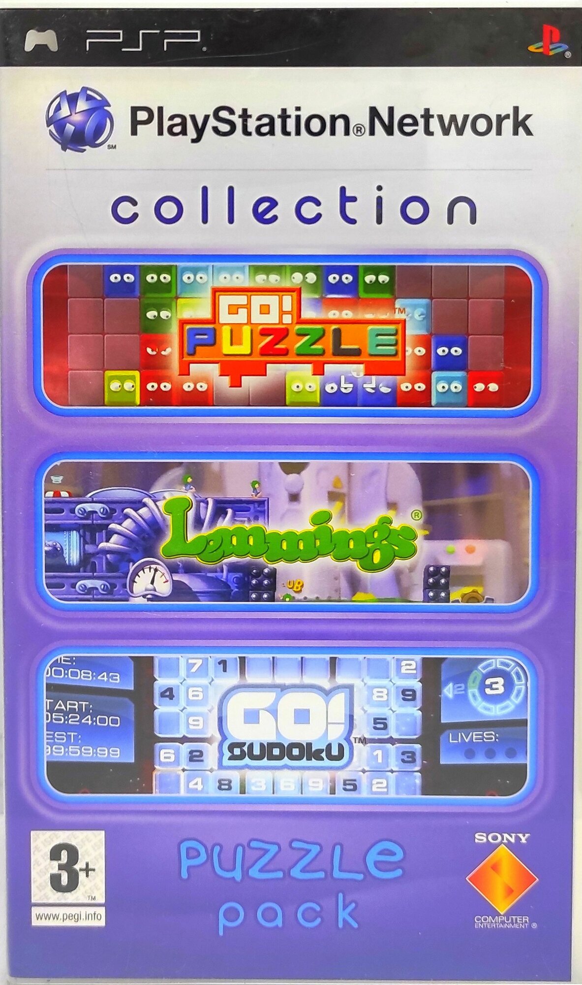 PlayStation Network Collection Puzzle Pack Сборник головоломок из коллекции PlayStation Network Английский язык UCES 01159 Видеоигра на диске PSP. Товар уцененный
