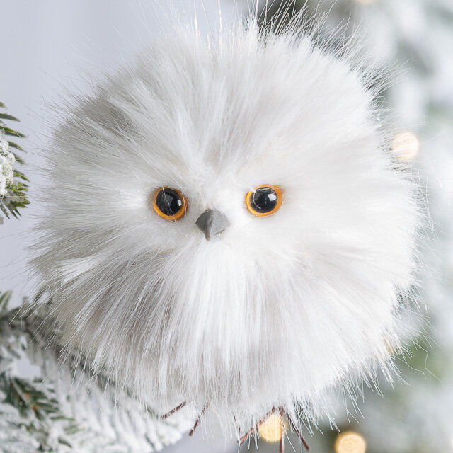 Елочная игрушка Сова Бонита - Savona Mango 10 см, Winter Deco, 1135222
