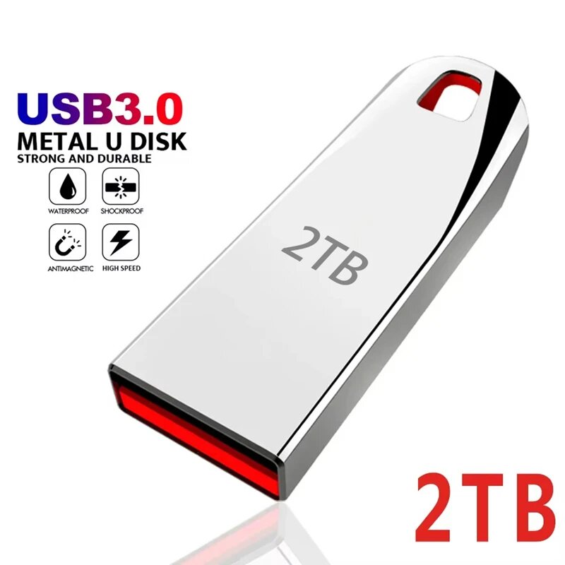 Флэш-накопитель USB 3.0 2TB Silver