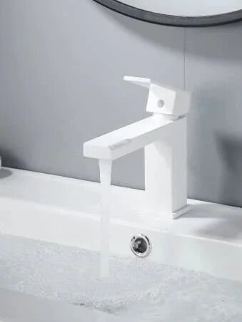 Cмеситель для раковины Knotlor KN-20/WY, белый