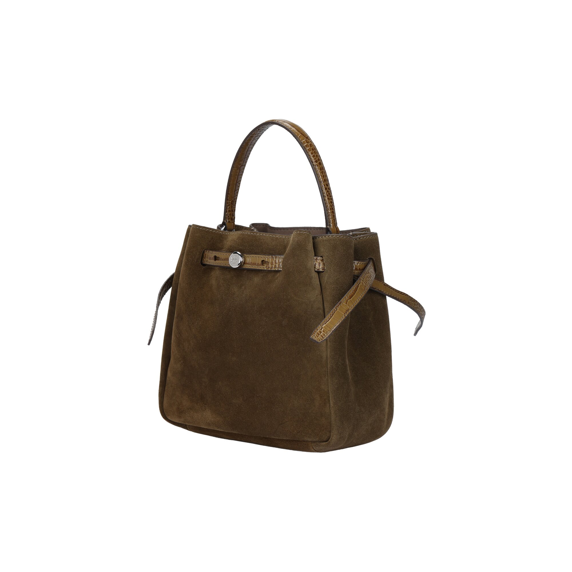 Сумка Tory Burch ROMY, фактура матовая, olive green — фото 1