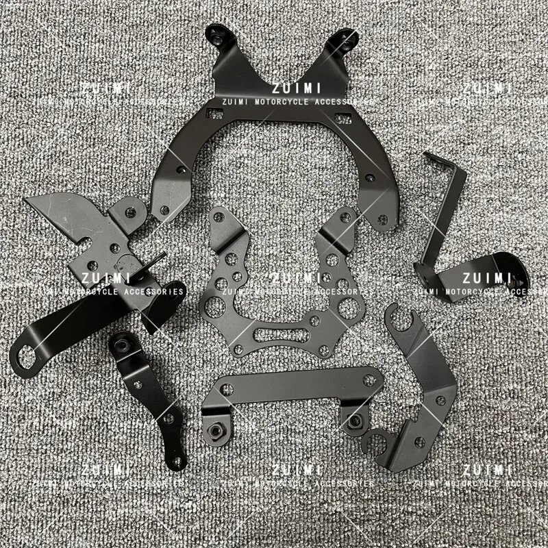 Подходит для мотоцикла Yamaha, кронштейн для фар, крепежный кронштейн, кронштейн для фары, железная рама, подходит для XJ6 XJ6N