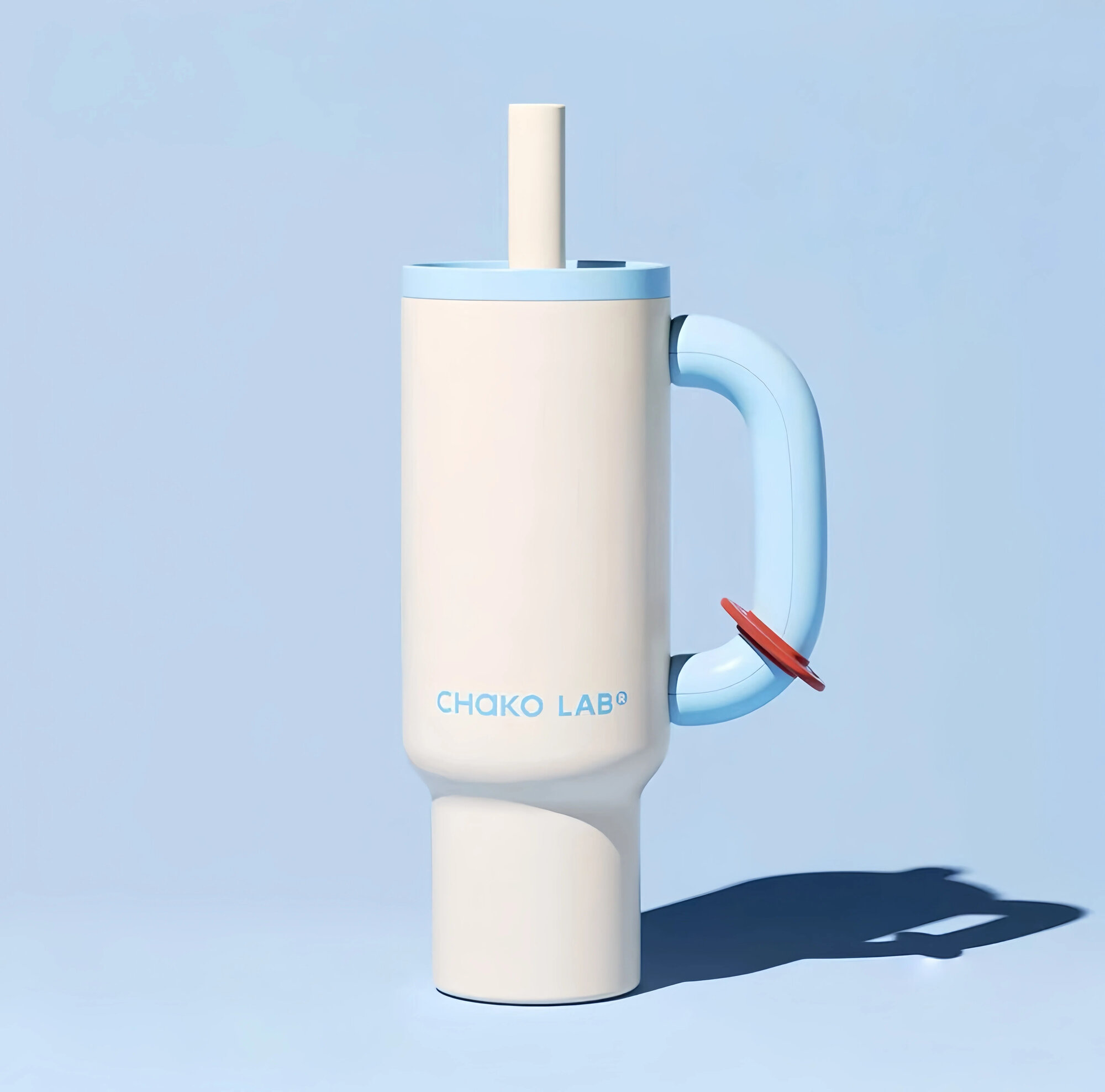 Chako Lab, Термокружка для воды, 1000 мл (Розово-Голубая)