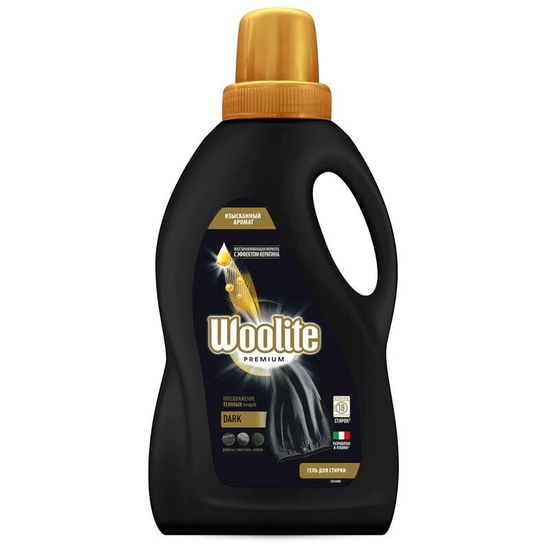 Гель Woolite Premium для стирки Dark, 900мл