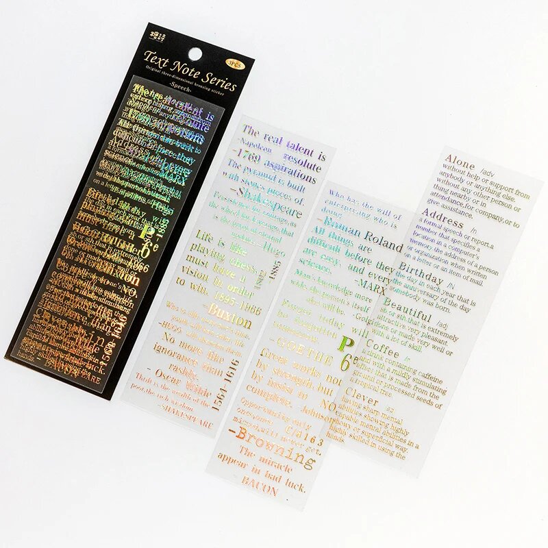 Наклейки Text Note Series, цвет B