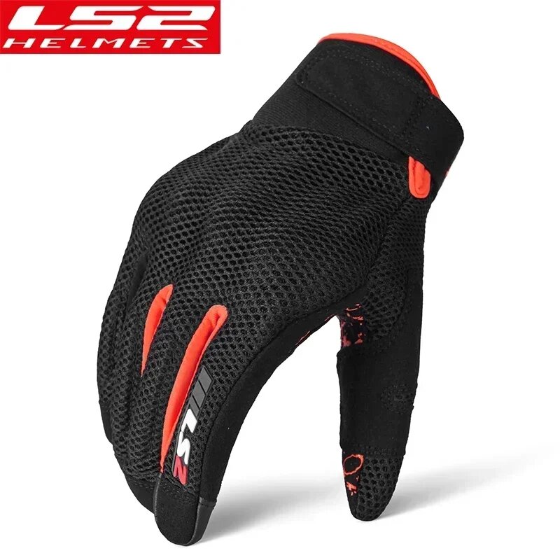 LS2 мотоперчатки оранжевые, размер L, CE