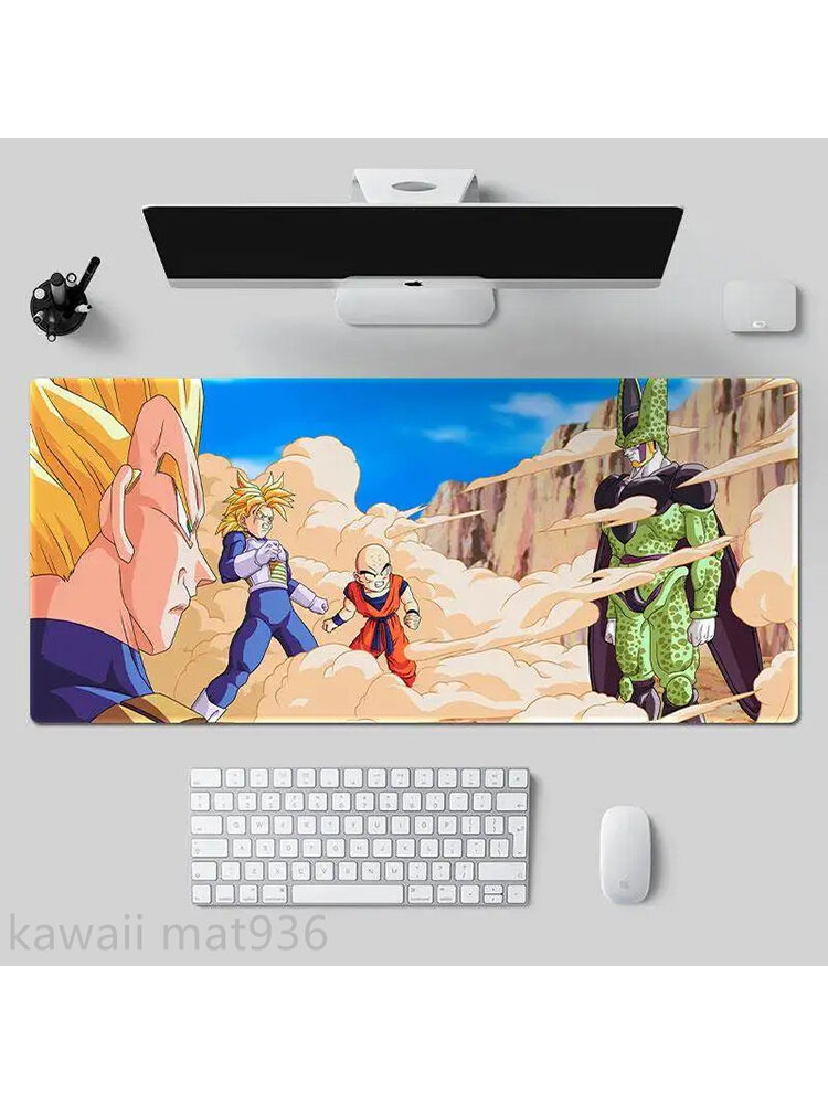 Настольный коврик в стиле Dragon Ball, большой размер 40x90xxl, коврик для мыши , резиновый материал