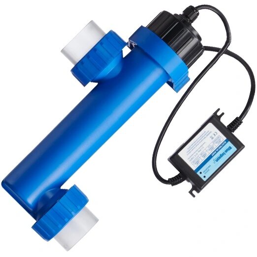 Установка ультрафиолетовая Van Erp Blue Lagoon UV-C Spa, 3 м3/ч, 21 Вт, 220 В, цена - за 1 шт