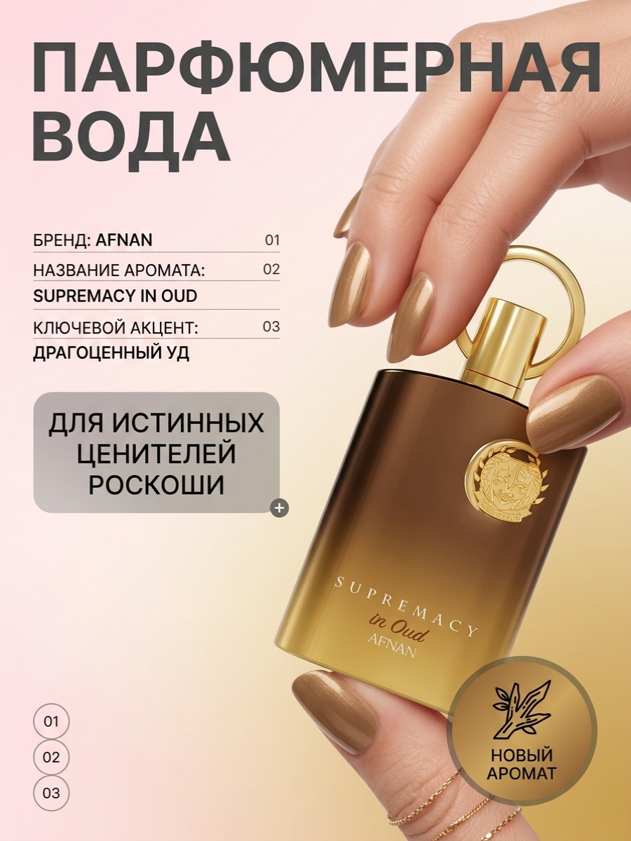 Afnan Supremacy in Oud парфюмерная вода унисекс 150 мл пряный аромат 2021