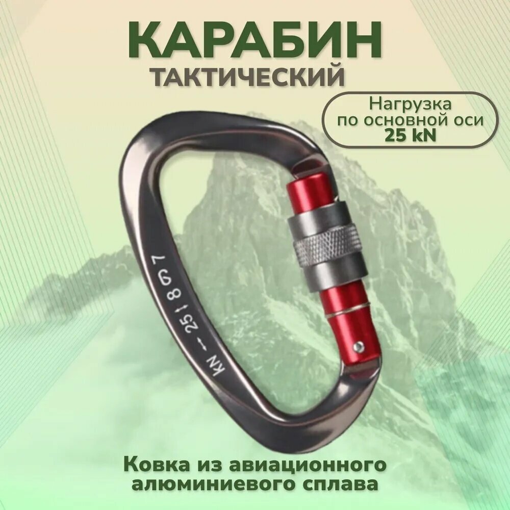 Карабин альпинистский, 1 шт