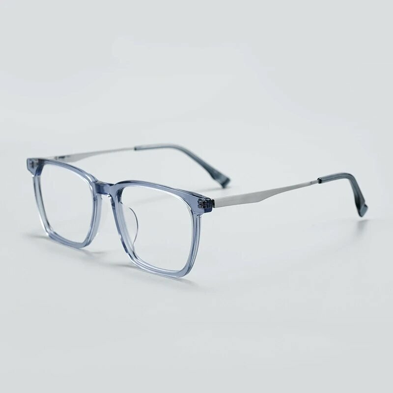 Мужские очки YIMARUILI GG582F, прозрачно-голубая оправа