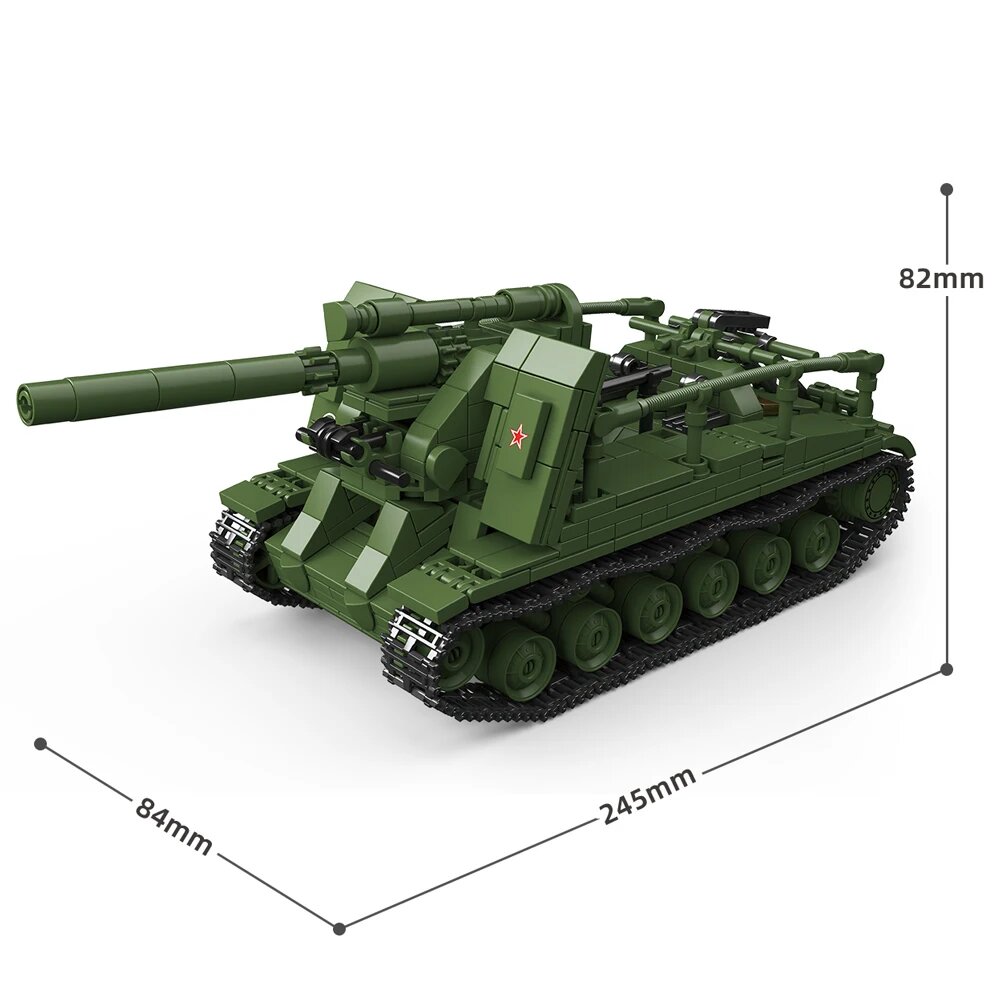 Конструктор танков DBPALY "Сен-Шамон", совместимый с Lego 885Pcs
