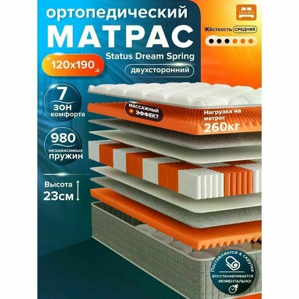 Матрас VEGARUS Status Dream 190х120