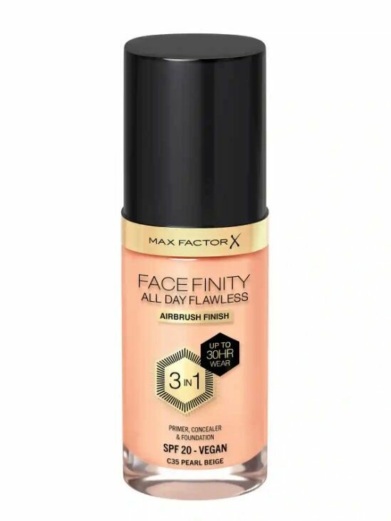 Тональная основа Facefinity All Day 3in1 C35 pearl beige