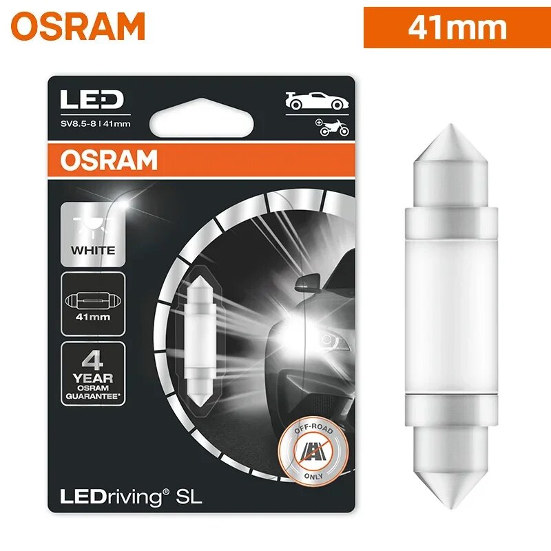 Лампа OSRAM LEDriving SL 41mm, Белый Свет
