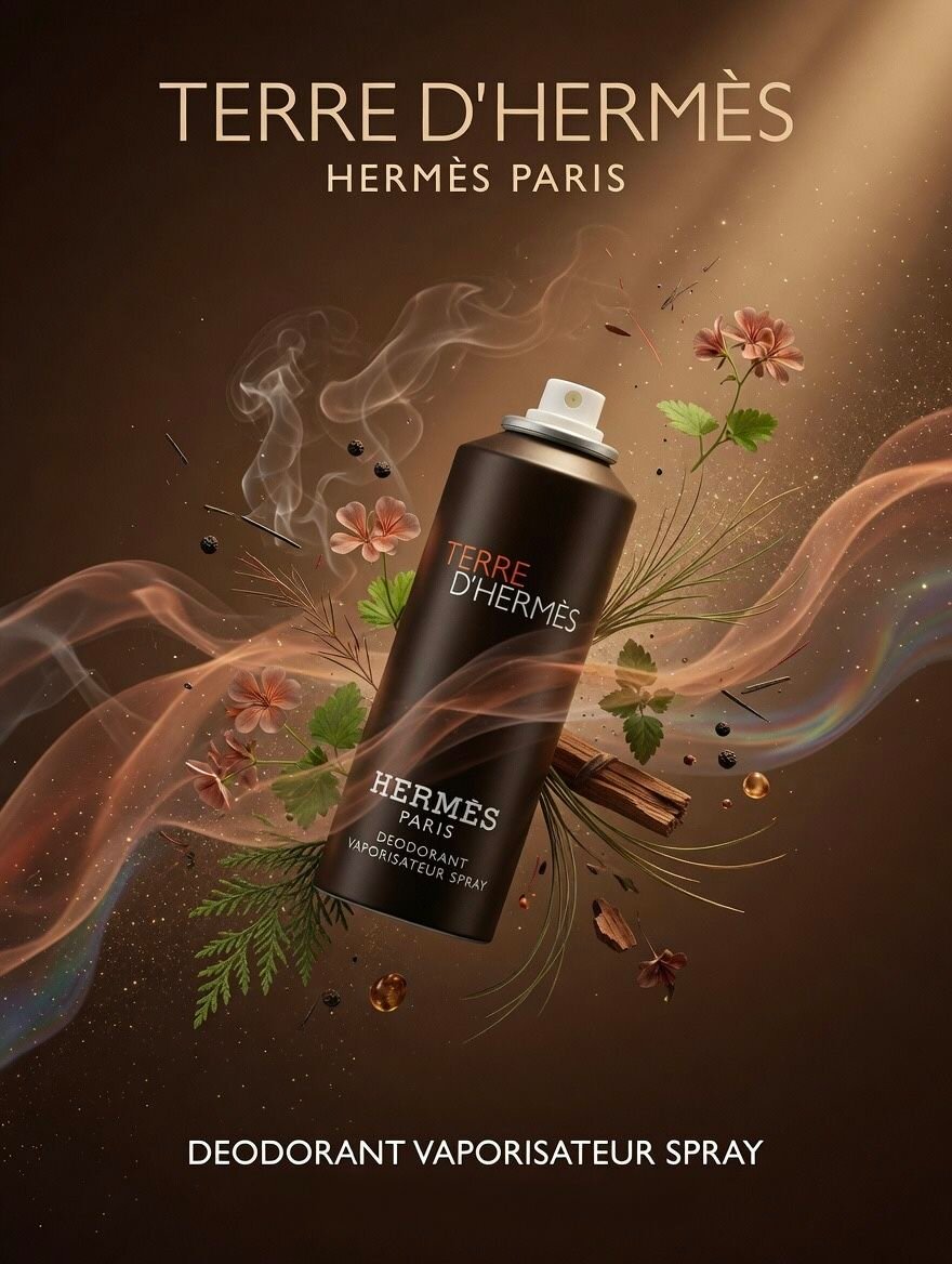 Парфюмерный дезодорант HERMES Terre D'Hermes