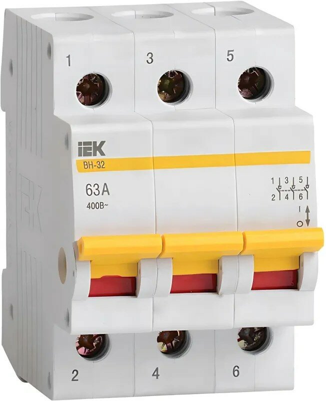 Выключатель нагрузки ВН-32 63А/3П IEK