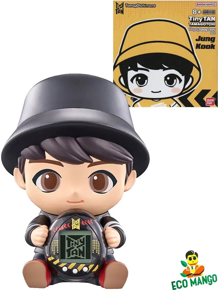 Виртуальный питомец Bandai Tamagotchi Nano x BTS TinyTAN Hugmy Jungkook ver. Набор виниловых фигурок